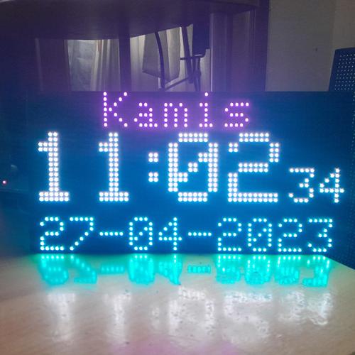 Jual Kit Arduino Esp8266 Esp 8266 Wireless Jam Clock Ntp P5 Hub75 Rgb Jakarta Timur Sipol
