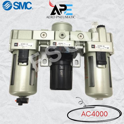 Jual AC4000 AIR UNIT FILTER REGULATOR LUBRICATOR SMC AC4000-04 / AC4000 ...