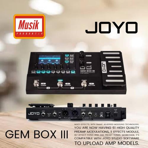 Promo Efek Gitar Joyo GEM BOX III Multi Effect Original Cicil 0% 3x - Jakarta Utara ...