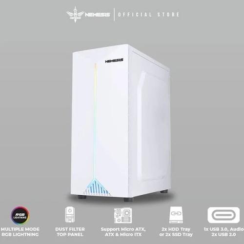 Jual Casing tempered Pc Gaming NYK Nemesis T50 Imoogi ATX - Kab. Bekasi ...