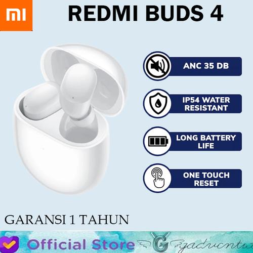 Jual Xiaomi Redmi Buds 4 Earphone Airbuds ANC True Wireless Bluetooth 5 ...