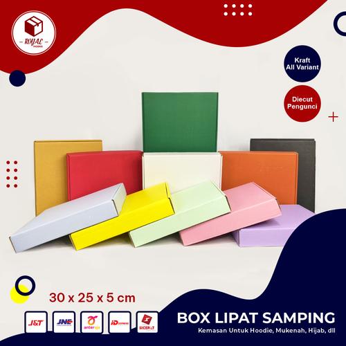 Jual Kardus Box Baju Ukuran 30 x 25 x 5 cm Bisa Custom Design & Logo ...