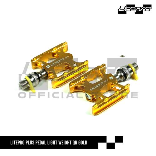 Promo LITEPRO PLUS PEDAL LIGHT WEIGHT QR - GOLD - Jakarta Pusat ...