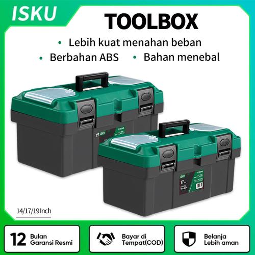 Jual Tool box Besar ISKU Kotak Perkakas Ukuran Besar 19" Toolbox 17 ...
