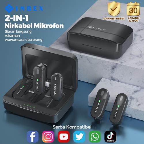 Promo INBEX M8 Mikrofon Wirless Lavalier Microphone Mic Clip-on Plug ...