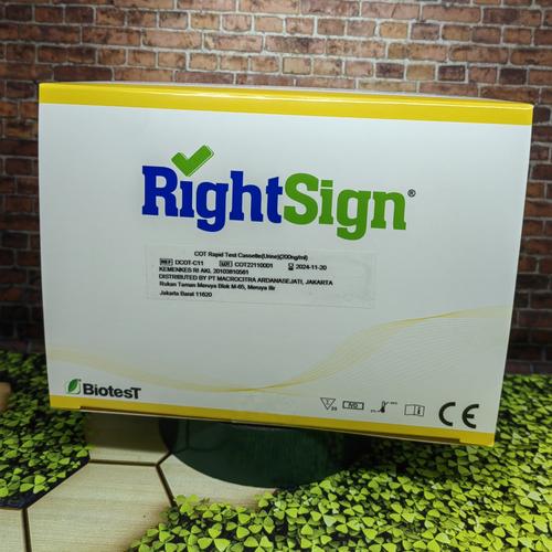 Jual COT RAPID TEST RIGHT SIGN BIOTEST CASETTE - Kota Tangerang Selatan ...