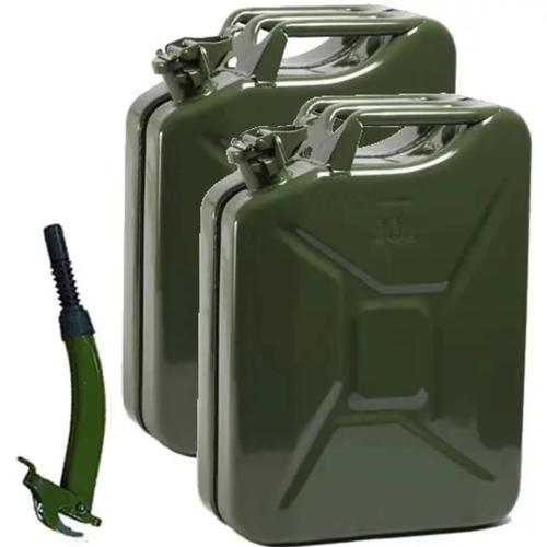 Jual Jerigen besi 20 liter tutup klip no selang model CONGKEL free ...