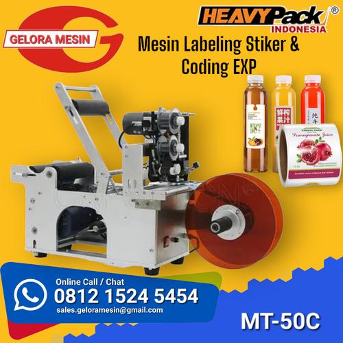 Jual Mesin Label Botol Stiker/Mesin Labeling Stiker Coding MT-50C ...