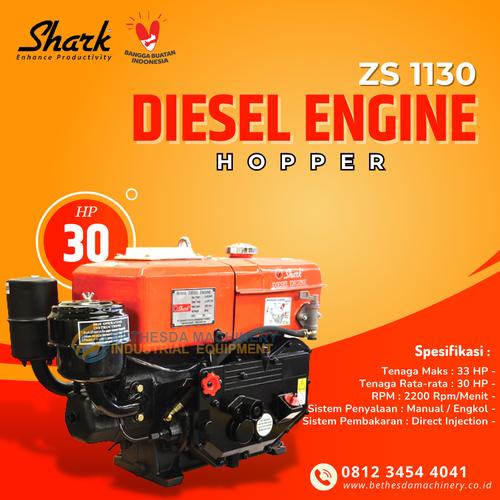 Jual Diesel engine 30 PK ZS 1130 Shark 30 HP - Starter - ENGKOL + TANGKI - Kota Surabaya ...