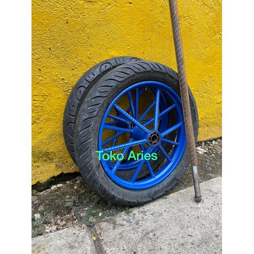 Jual Roda Gerobak Mio besar Jari Besar Ring 14 - 1 Set - Jakarta Barat ...