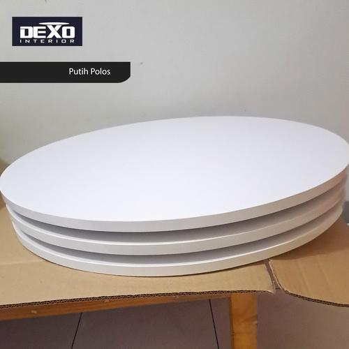 Jual Top table Papan Meja Bulat Diameter 60cm,70cm,80cm Finishing Hpl ...