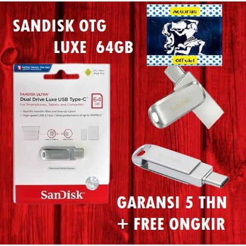 Jual Sandisk OTG 64GB USB Type-C USB 3.1 Ultra Dual Drive Luxe ...