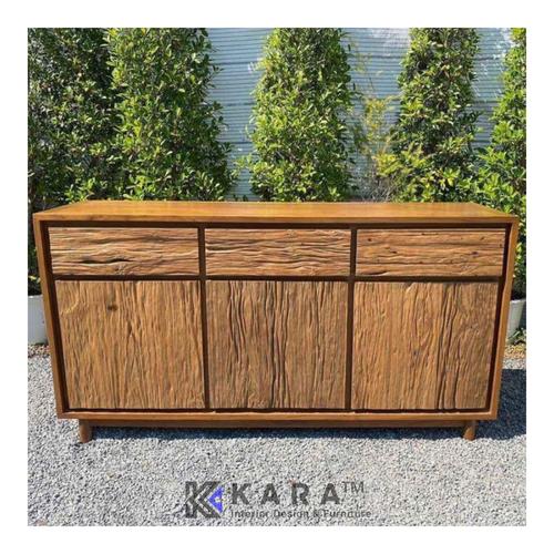 Jual Kabinet 150 cm Kayu Jati Pintu dan Laci / Teak Sideboard / Kabinet ...