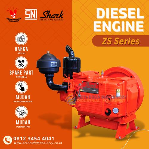 Jual mesin diesel 24PK-ZS 1115 / engine penggerak 24 HP SHARK 24Hp - DENGAN TANGKI - Kota ...