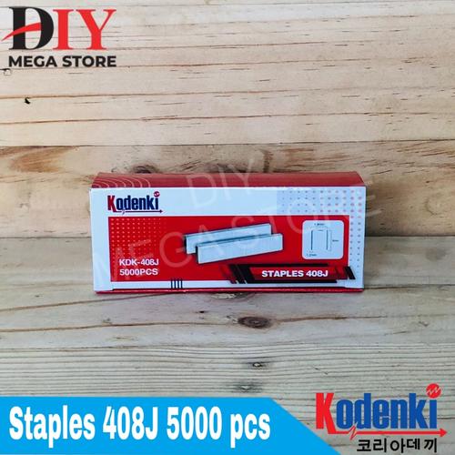 Jual Kodenki isi stapler 408J staples tembak angin 5000 pcs for rotan ...