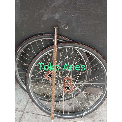 Jual Roda Gerobak Becak Biasa ring 28 (Ban SWALLOW) - Jakarta Barat ...