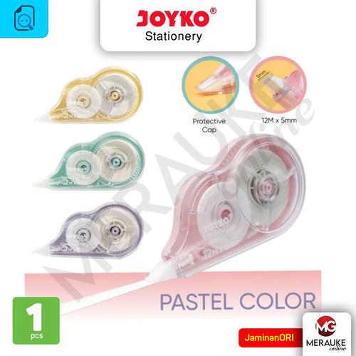 Jual Correction Tape JOYKO CT-522PTL Pastel 12m x 5mm - Kota Bandung ...