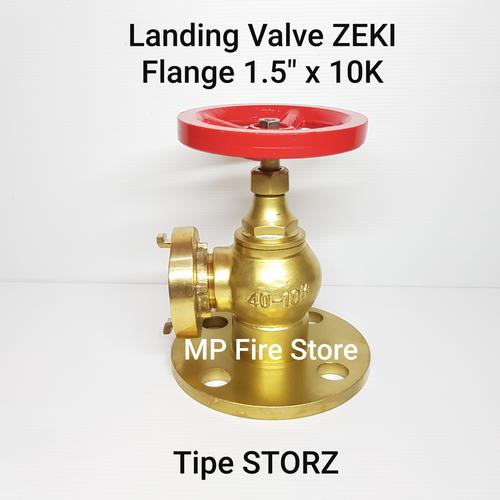 Jual FIRE LANDING HYDRANT VALVE ZEKI 1.5 STORZ FLANGE 10K PEMADAM ...