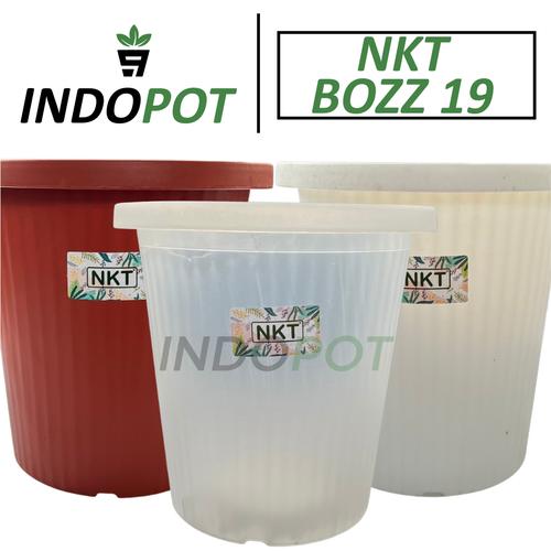 Jual Pot Tinggi Tanaman Hias Cantik NKT BOZZ Ukuran 19 Merah Putih ...