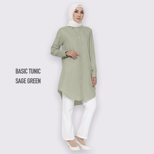 Jual Basic Tunic - Baju Tunik Atasan Wanita by FEMINE - Baby Pink, SM - Kota Depok - FEMINE ...