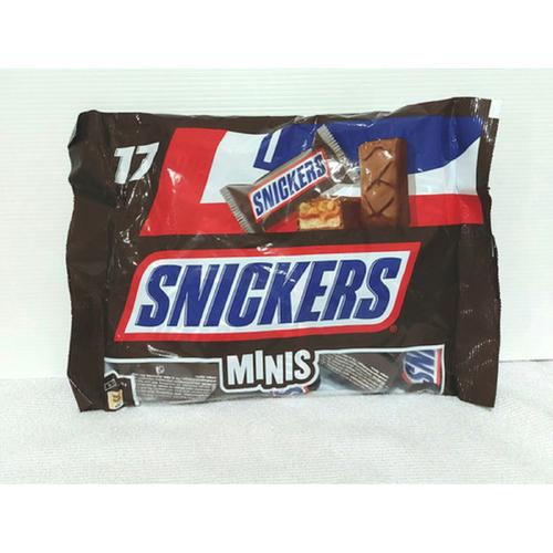 Jual Coklat Snickers Minis Chocolate Bar Travel Edition isi 17 Pcs 333 ...