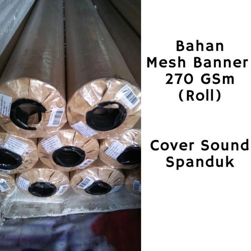 Jual Bahan Mesh Banner 270 Gsm (Roll) | Cover Sound Spanduk Penutup ...