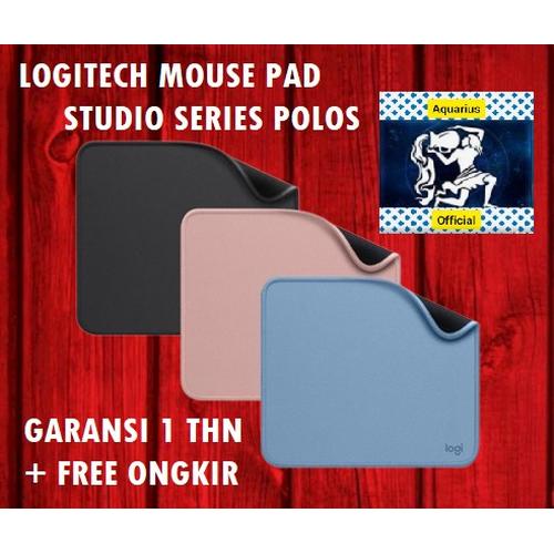 Jual Logitech Mouse Pad Studio Series Polos Anti-Slip - Biru Muda ...