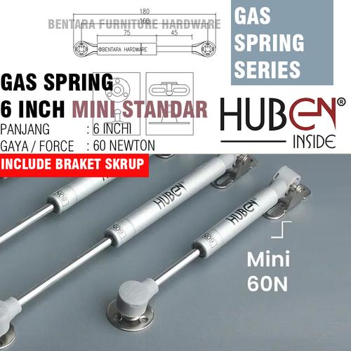 Jual Twin Mini Gas Spring 60 N (Hidrolik Mini Cabinet Dapur / Jok Motor ...