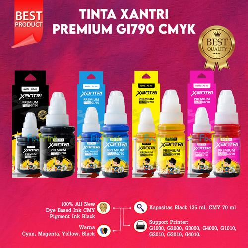 Jual TINTA GI-790 PREMIUM REFILL PRINTER CANON G1010 G2010 G3010 G4010 ...