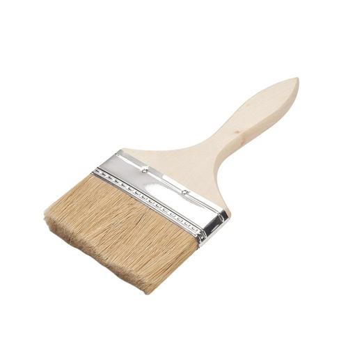 Jual Kuas Cat 4inc/Brush Paint 4 inc/Kuas Gagang Kayu/Kuas Cat Tembok ...