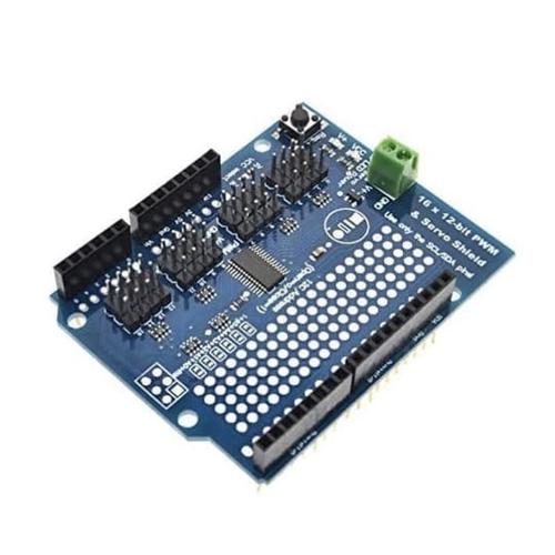 Jual Servo Shield 16 channel 12 bit PWM Servo LED Shield untuk Arduino ...