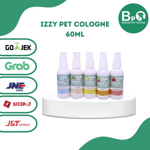 Jual izzy pet cologne 60ml parfume kucing minyak wangi kucing dan hewan ...