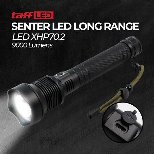 Jual TaffLED Senter LED Super Terang XHP70 90000 Lumens - XHP70.2 - Jakarta Barat - Indi Com_NEW ...