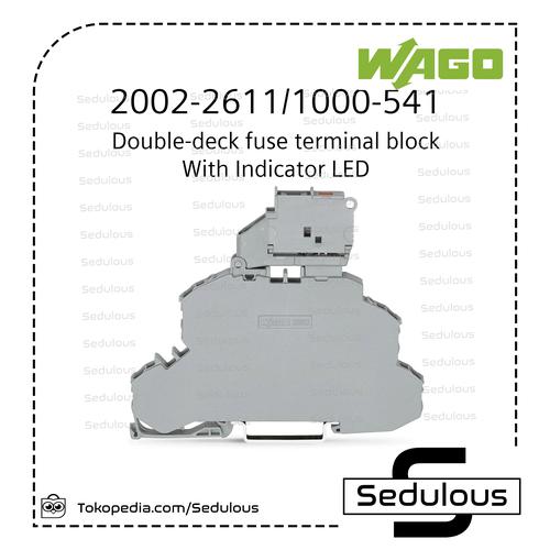 Jual Wago 2002-2611/1000-541 Double-deck fuse terminal block with ...