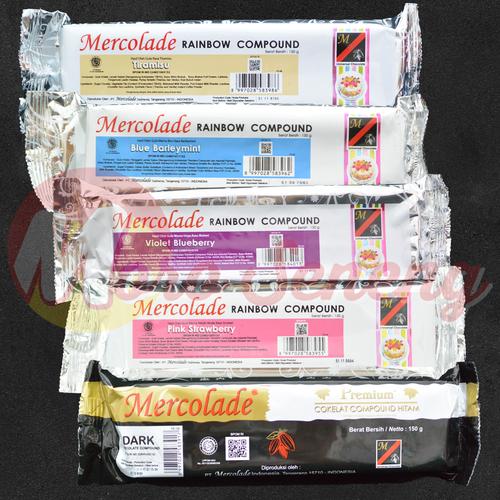Jual Mercolade Rainbow Compound Chocolate Coklat Compound Cokelat Masak ...