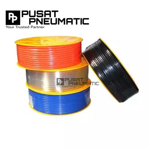 Jual Hose Pu Selang Pu PollyUrethane Ukuran OD 8mm x 5 mm 1 roll 100Meter - Hitam - Jakarta ...
