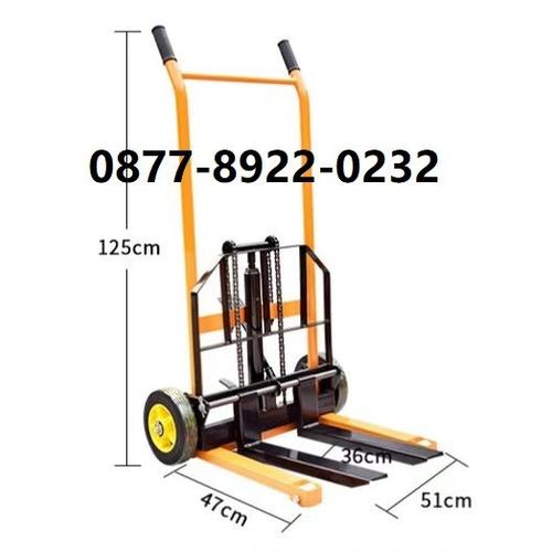 Jual Mini Hand Stacker Trolley Troli Mobil Truck Hand Lift 200 kg ...