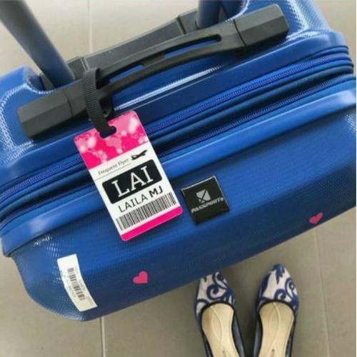 Jual Luggage Tag Gantungan Tas Travel Custom Akrilik Bagtag Frequent ...