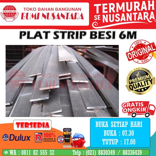 Jual PLAT STRIP BESI 6M BERBAGAI UKURAN STREP BAJA SNI - Kab. Bekasi ...