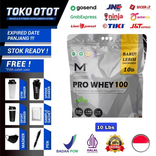 Jual M1 Muscle First Pro Whey 100 isi 10 lbs Whey Protein 10lb WPC ...