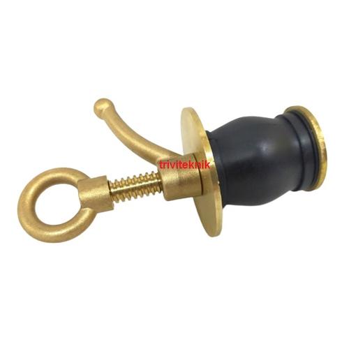 Jual brass scupper plug deck rubber IMPA,penutup saluran kuningan ...