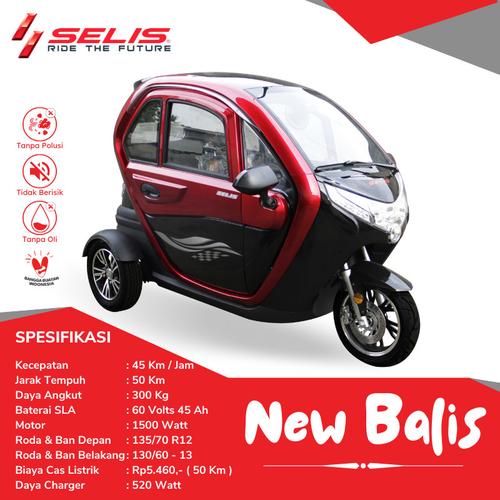 Promo Selis Motor listrik / Bajai Tipe New Balis Roda 3 - Putih - Kota ...