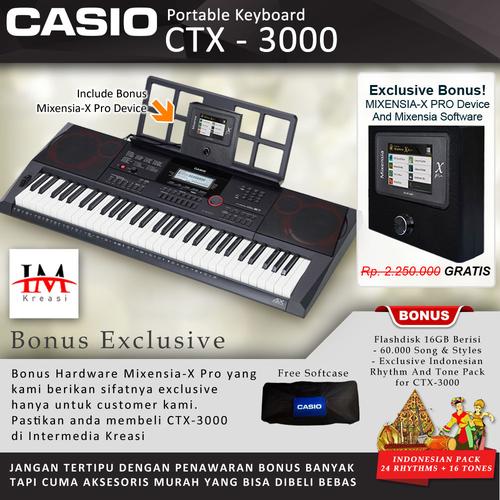 Jual Casio CTX-3000 Bundle Hardware Mixensia-X Pro / CT-X3000 CTX3000 ...