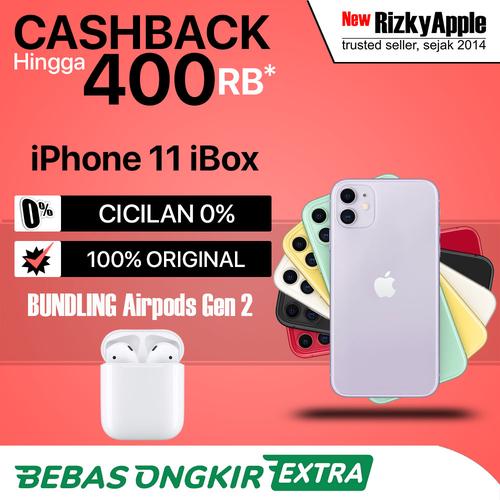 Jual [ Special Bundling ] Apple iPhone 11 64GB / 128GB Resmi iBox ...