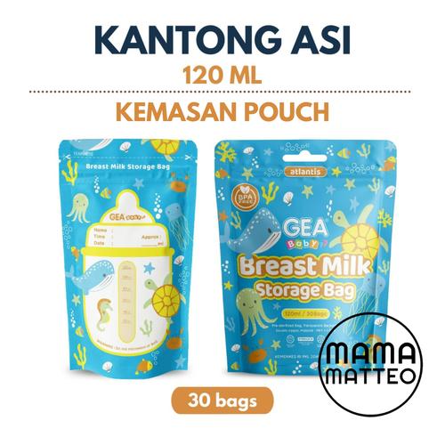 Jual GEA Baby Asibag Milk / Tempat Asi Bayi 120ml Varian Motif Atlantis ...