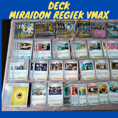 Jual Deck Miraidon Regieki VMAX ll pokemon Indonesia TCG - Kab. Deli ...