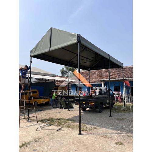 Jual tenda custom galvanis 3mx14m polos tanpa dinding - Jakarta Barat ...