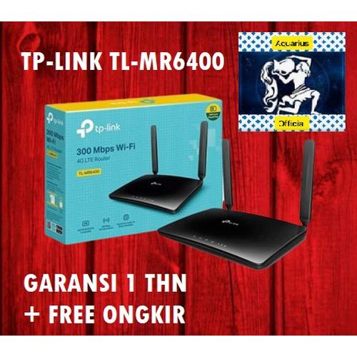 Promo TP-LINK TL-MR6400 300Mbps Wireless N 4G LTE Router TP LINK TL ...