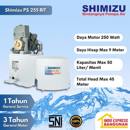 Jual POMPA AIR OTOMATIS SHIMIZU PS 255 BIT GARANSI RESMI - Kab ...