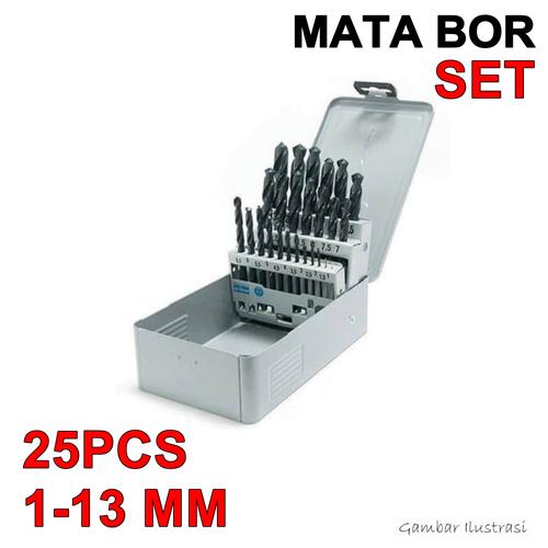 Promo Bor Set NACHI 25 Pcs | Drill Set NACHI | Mata Bor Set | Paket ...